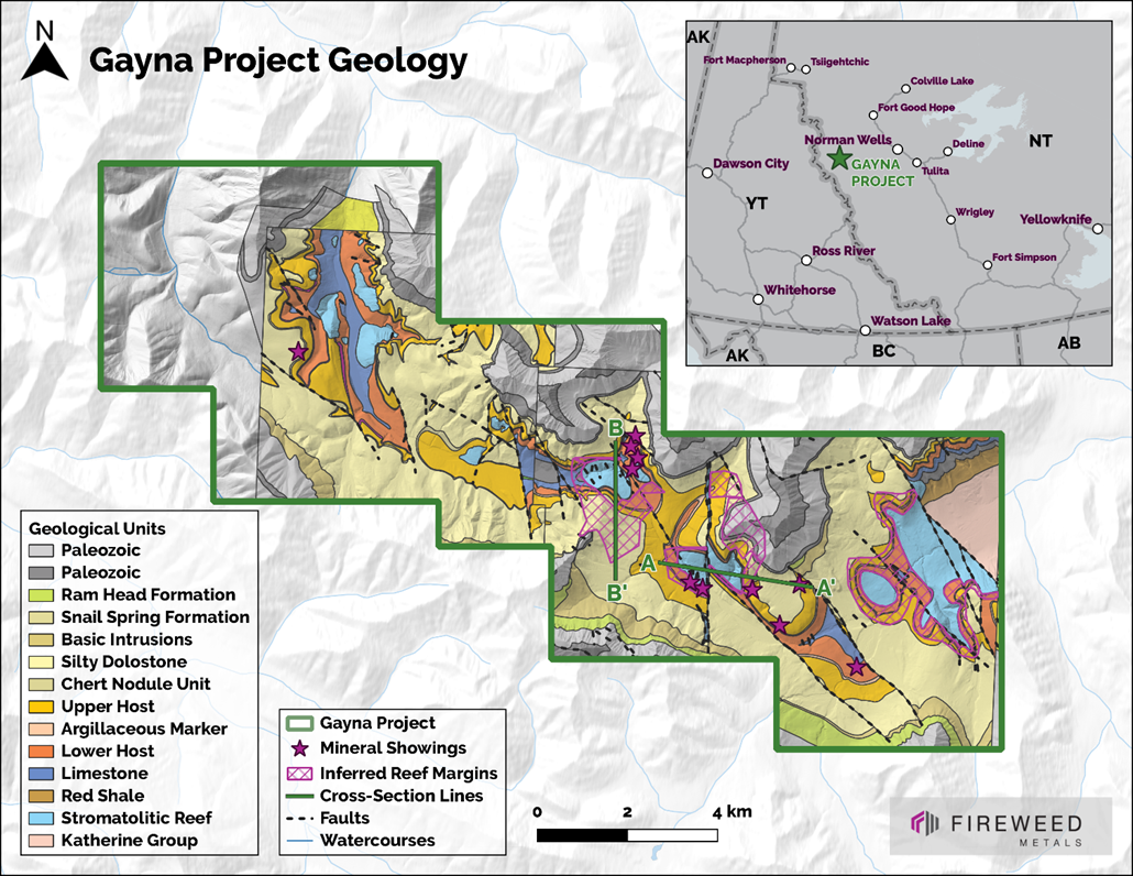 Fireweed Identifies Drill Targets at the Gayna Project, NWT - Fireweed ...