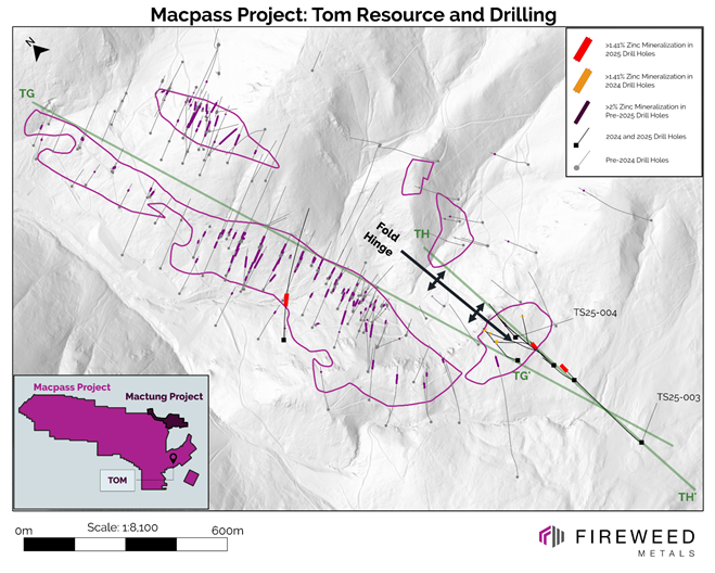 Fireweed Intersects Zinc Mineralization in 300 m Step Out at Tom South ...
